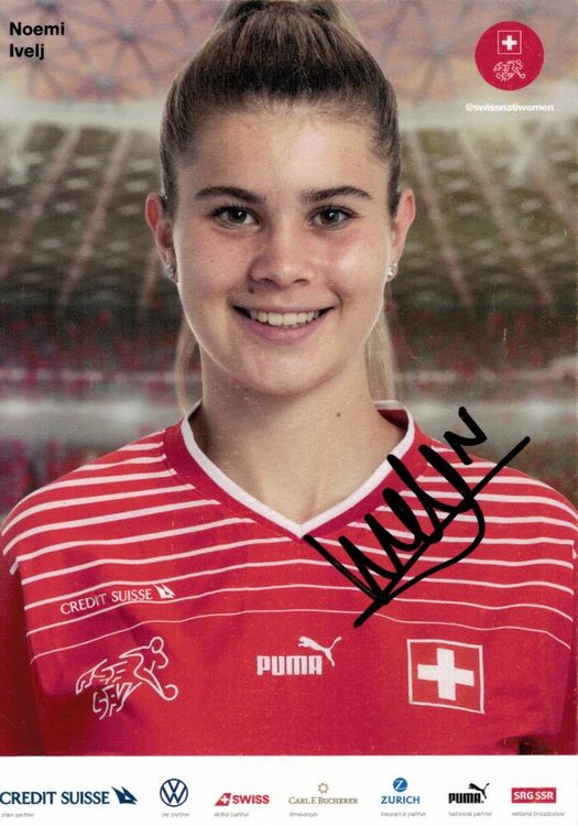 Noemi Ivelj Autogramm handsigniert Schweiz 2022 SELTEN (Neu (gemäss ...