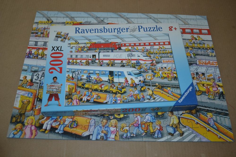 Puzzle 200 Teile - Auf dem Bahnhof (Gebraucht) in Strengelbach für CHF 3 – mit Lieferung auf ...