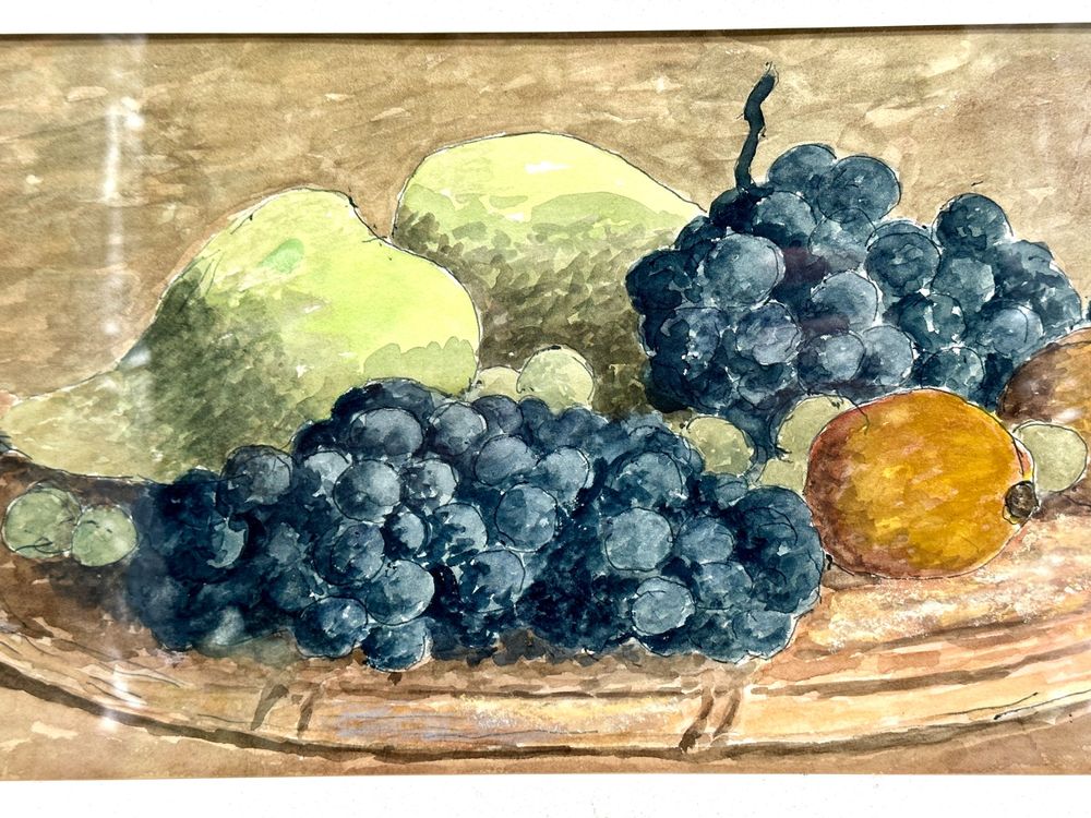 Émile GÉRAULT peintre genevois Aquarelle nature morte fruits (Gebraucht) in Morges für CHF 10 ...