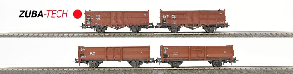 Roco 4x Hochbordwagen der DB H0 GS ohne OVP | Kaufen auf Ricardo