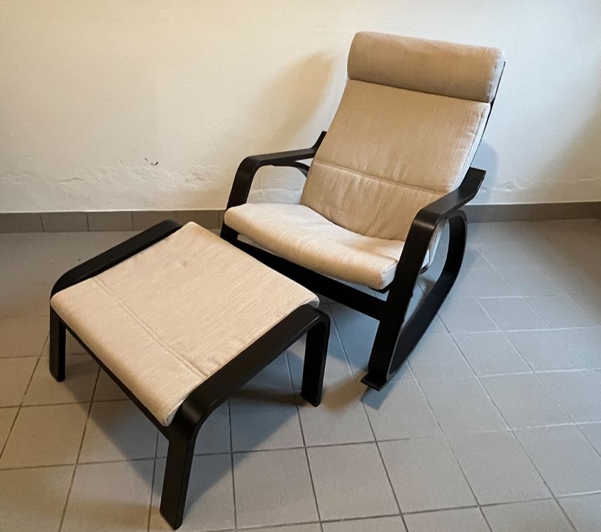 Ikea Schaukelstuhl Mit Fussteil