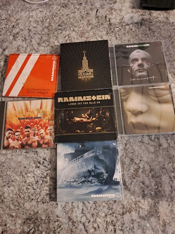 RAMMSTEIN, 6 CD's 1 Doppel-CD | Kaufen auf Ricardo