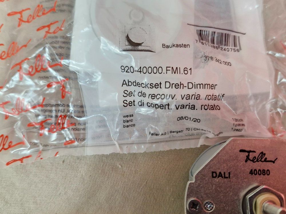 DALI Pauer Dreh Geber/ Dimmer Feller (363) (Neu und originalverpackt ...