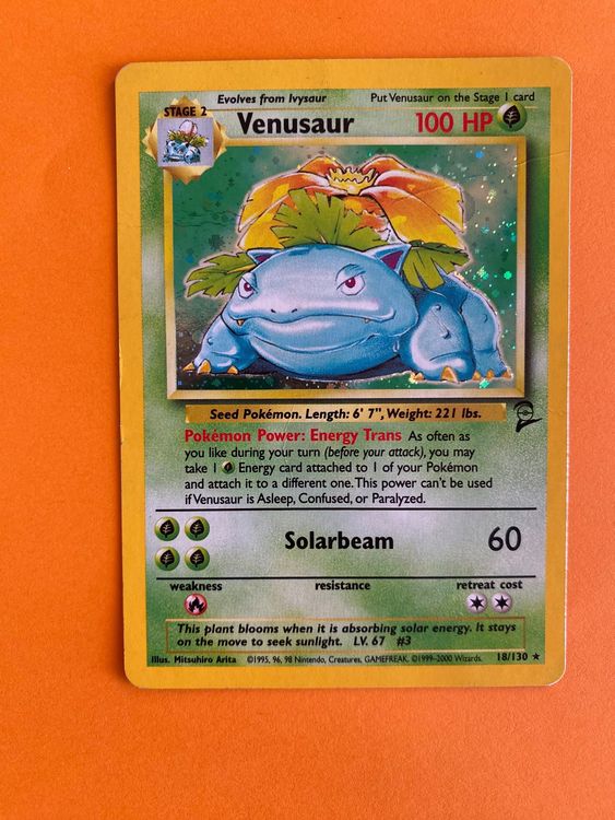 Venusaur - 18/130 - Base Set 2 - HOLO - EN (Gebraucht) in für CHF 9 ...