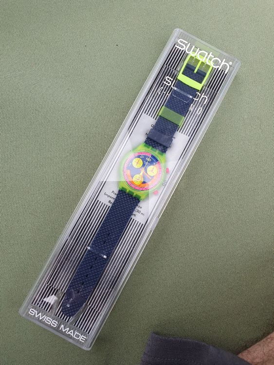 Seltene Swatch Chrono Uhr SCJ100 - Sammlerstück aus 1992! (Neu (gemäss ...