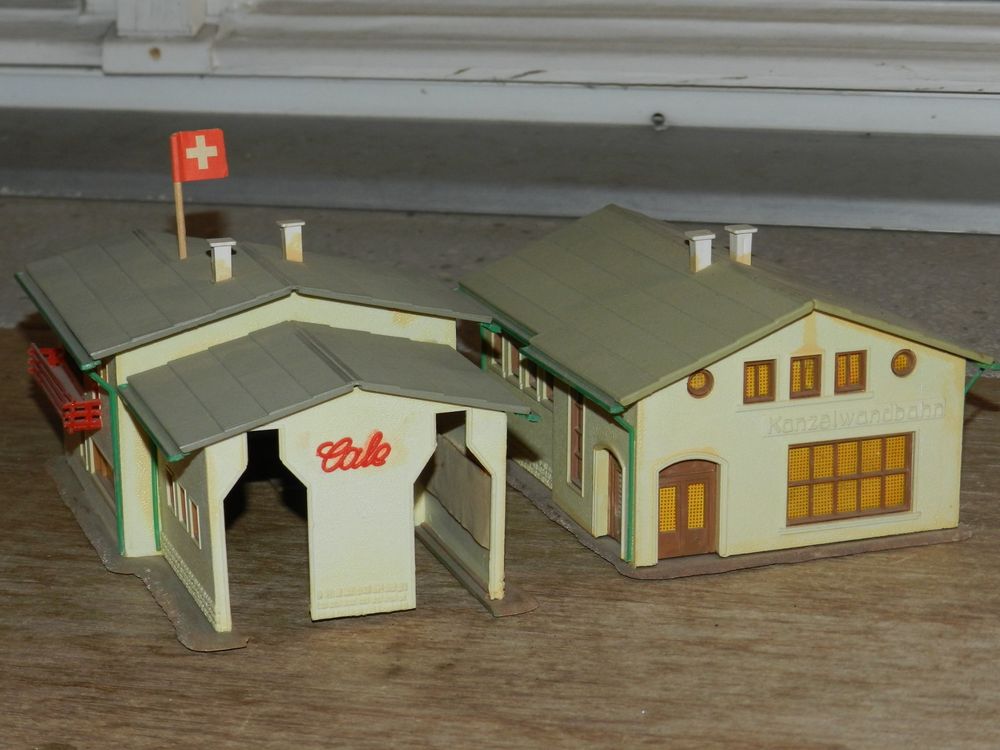 Brawa H0 Berg und Talstation zur Kanzelwandbahn | Kaufen auf Ricardo