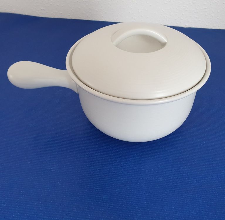 Thomas Flammfest Trend weiss Schüssel mit Deckel Kasserolle (Neu ...