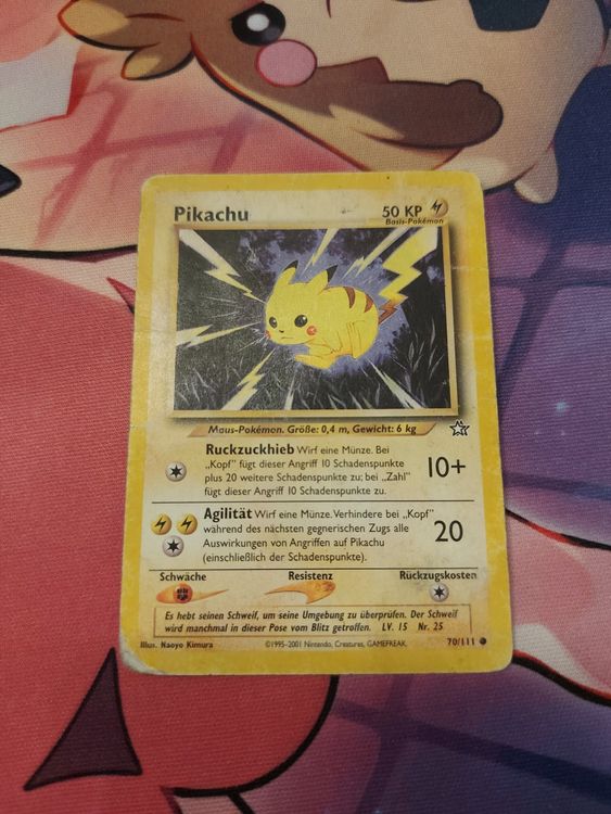 Pikachu 70/111 neo genesis DE | Kaufen auf Ricardo