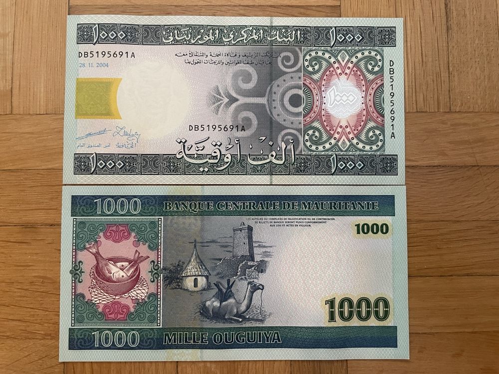 Mauritania 1000 Ouguiya 2004 (Neu (gemäss Beschreibung)) in Uster für CHF 20 – mit Lieferung auf ...