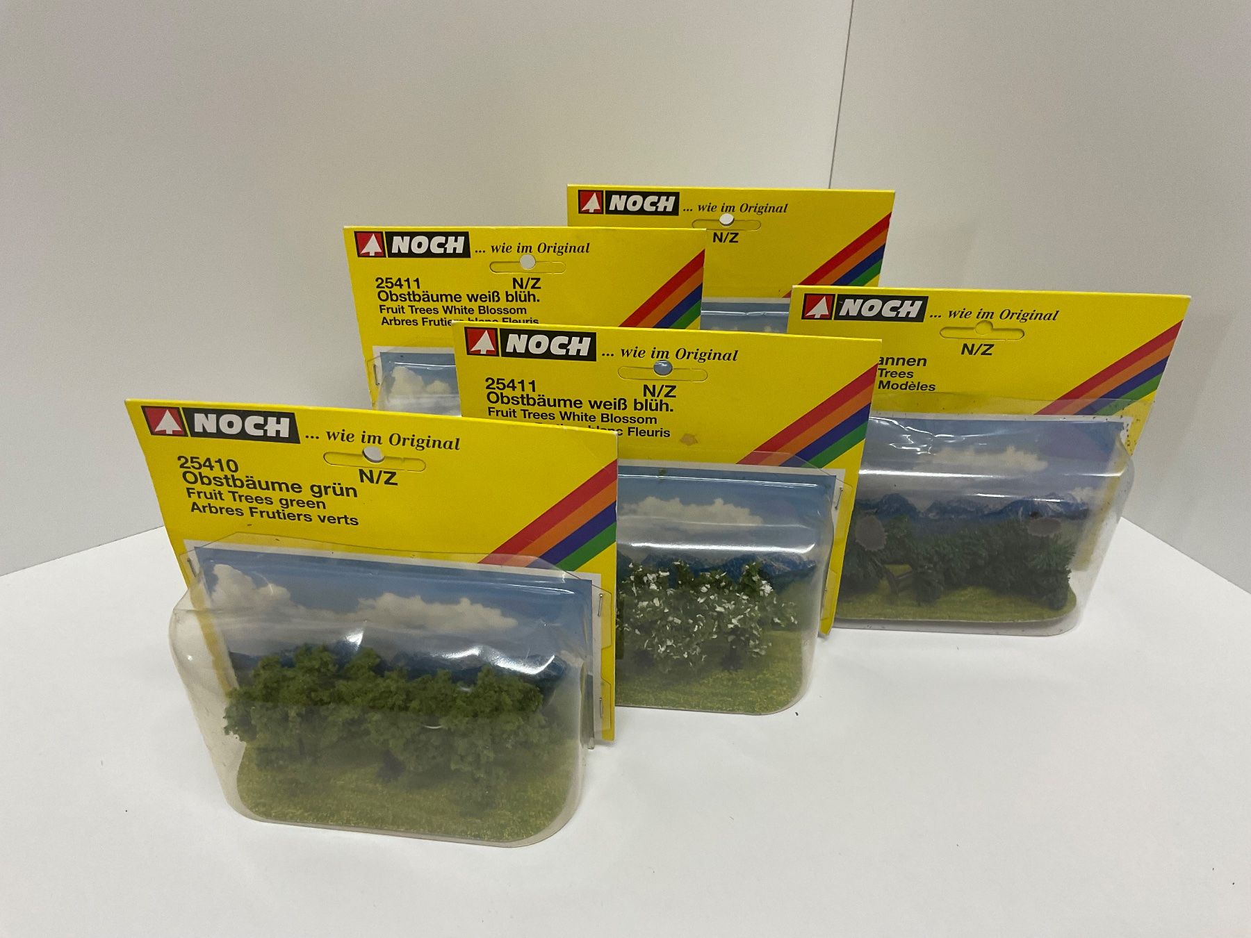 NOCH N/Z Modellbäume, 5 Packungen, neuwertig! (Neu (gemäss Beschreibung ...