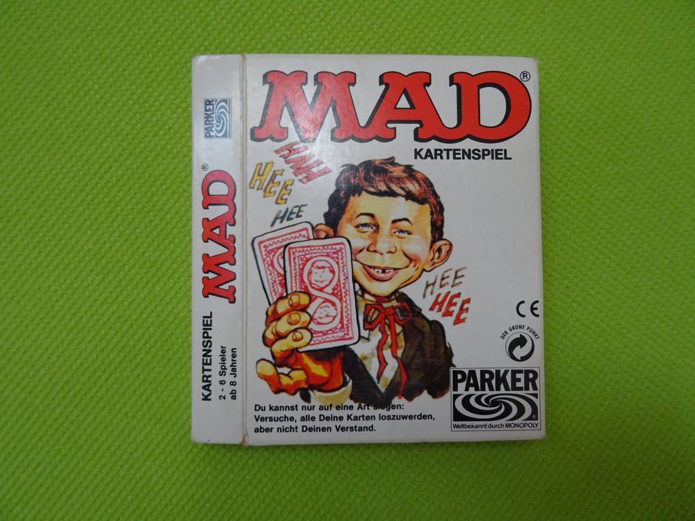 Mad Kartenspiel 76 Karten komplett mit 8 Blanko Karten (Gebraucht) in ...