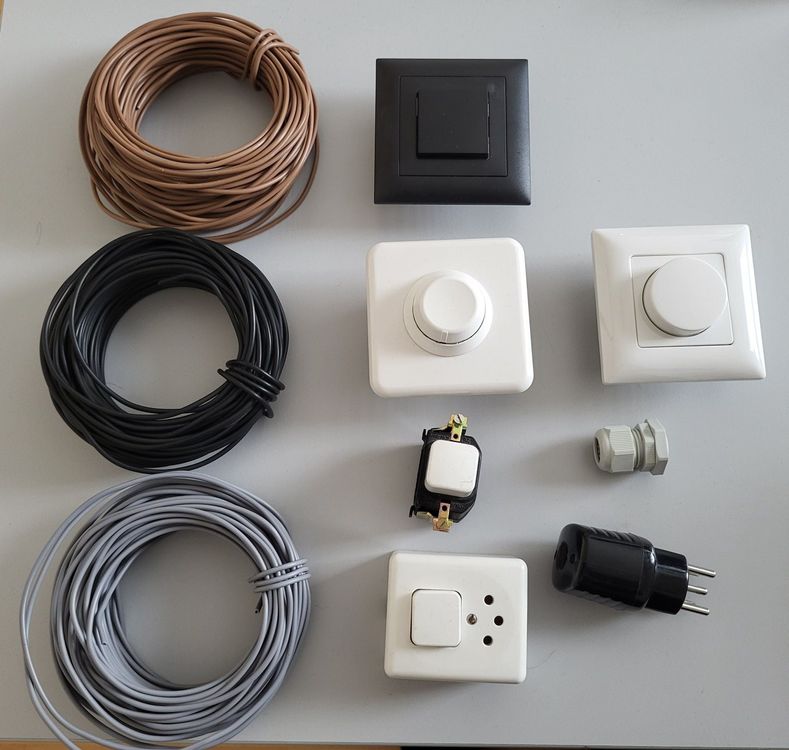 Lichtschalter Steckdosen Dimmer 0-10V und 40-400VA Draht (Neu (gemäss ...