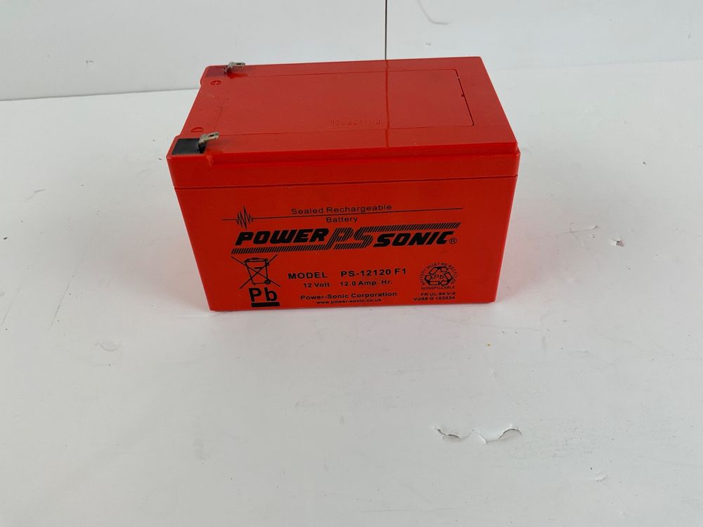 Power Sonic PS 12120 F1 12 Volt Töff Batterie 12 AH (Defekt) in ...