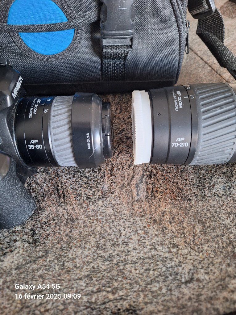 Appareil photo Minolta Dynax 303 SI + 2 objectifs et sacoche (Gebraucht ...