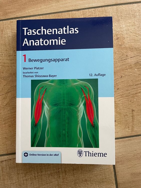 Thieme Taschenatlas Anatomie 1 Bewegungsapparat 12. Auflage (Neu (gemäss Beschreibung)) in ...