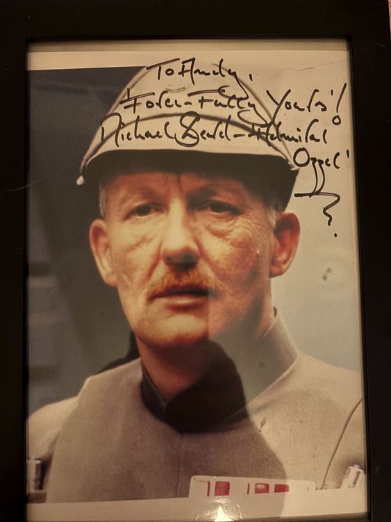 Original Star Wars Autogramm Michael Sheard (Admiral Ozzel) (Gebraucht ...