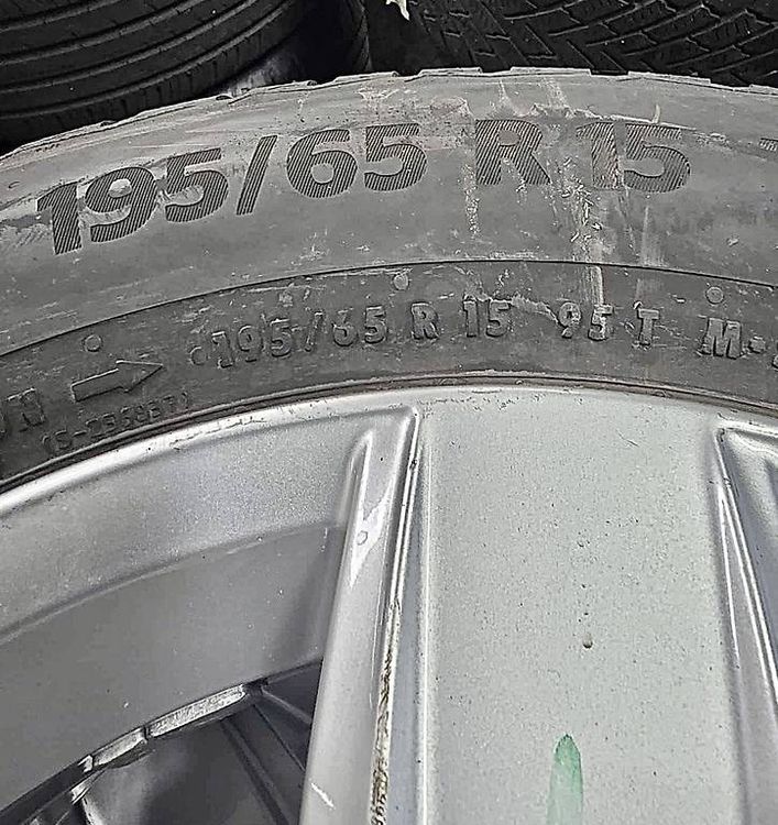 ROUES HIVER 195/65/15 95T CONT WINTCONT TS870 NEUF À 95% (D'occasion) à ...