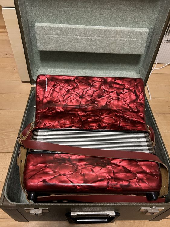 Hohner Junior 48 Handorgel, Akkordeon - Top Zustand! (52) (Gebraucht ...