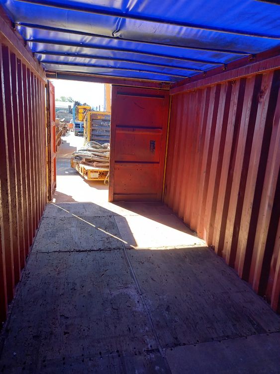 See-Container 20" (Nr.1) oben offen mit Planenverdeck. (Gebraucht) in ...