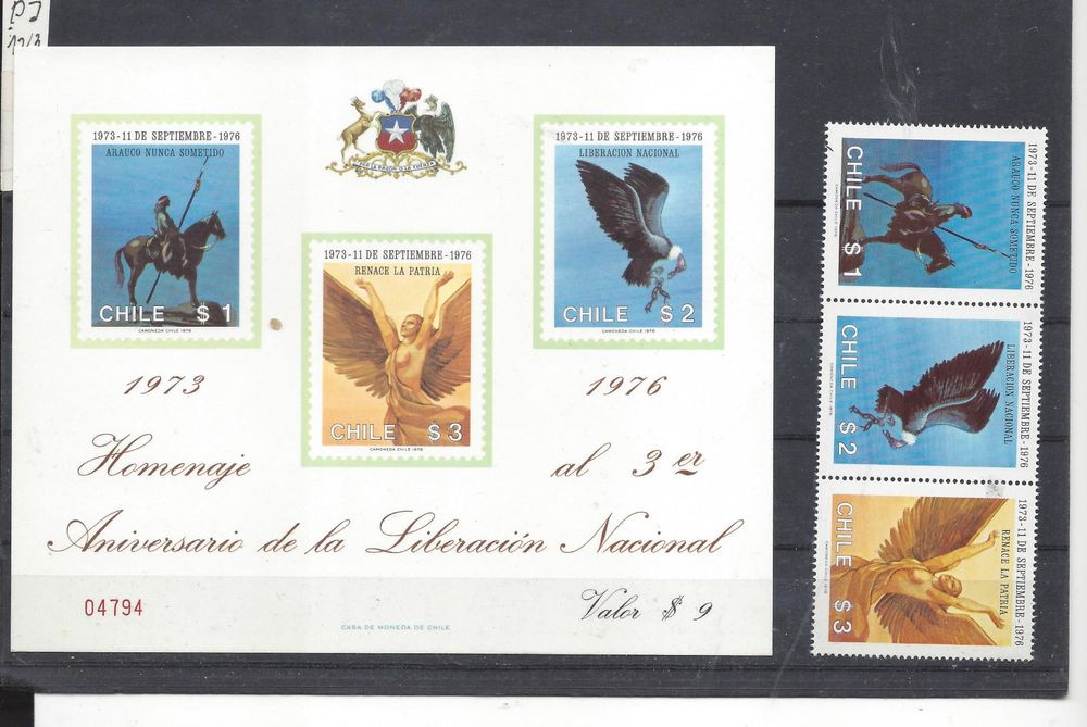 CHILE CHILI - Briefmarken ** (Neu (gemäss Beschreibung)) in Les ...