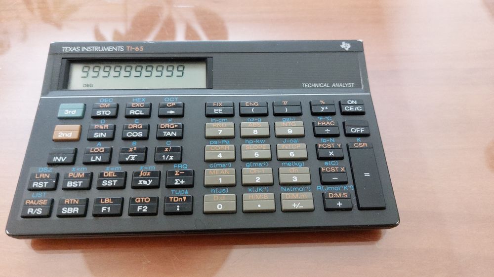 Texas Instruments TI-65 Rechner, voll funktionsfähig! (Gebraucht) in ...