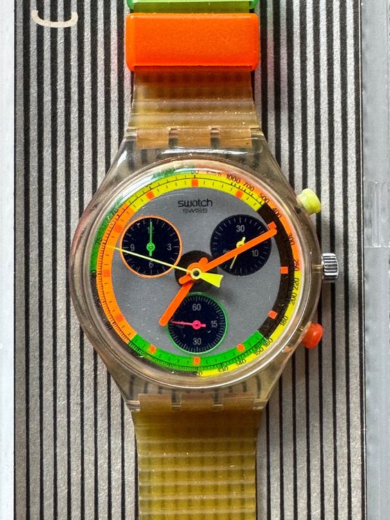 SWATCH*CHRONO*JELLY STAG*SCK104*1993*Gemäss Beschreibung !! | Kaufen ...