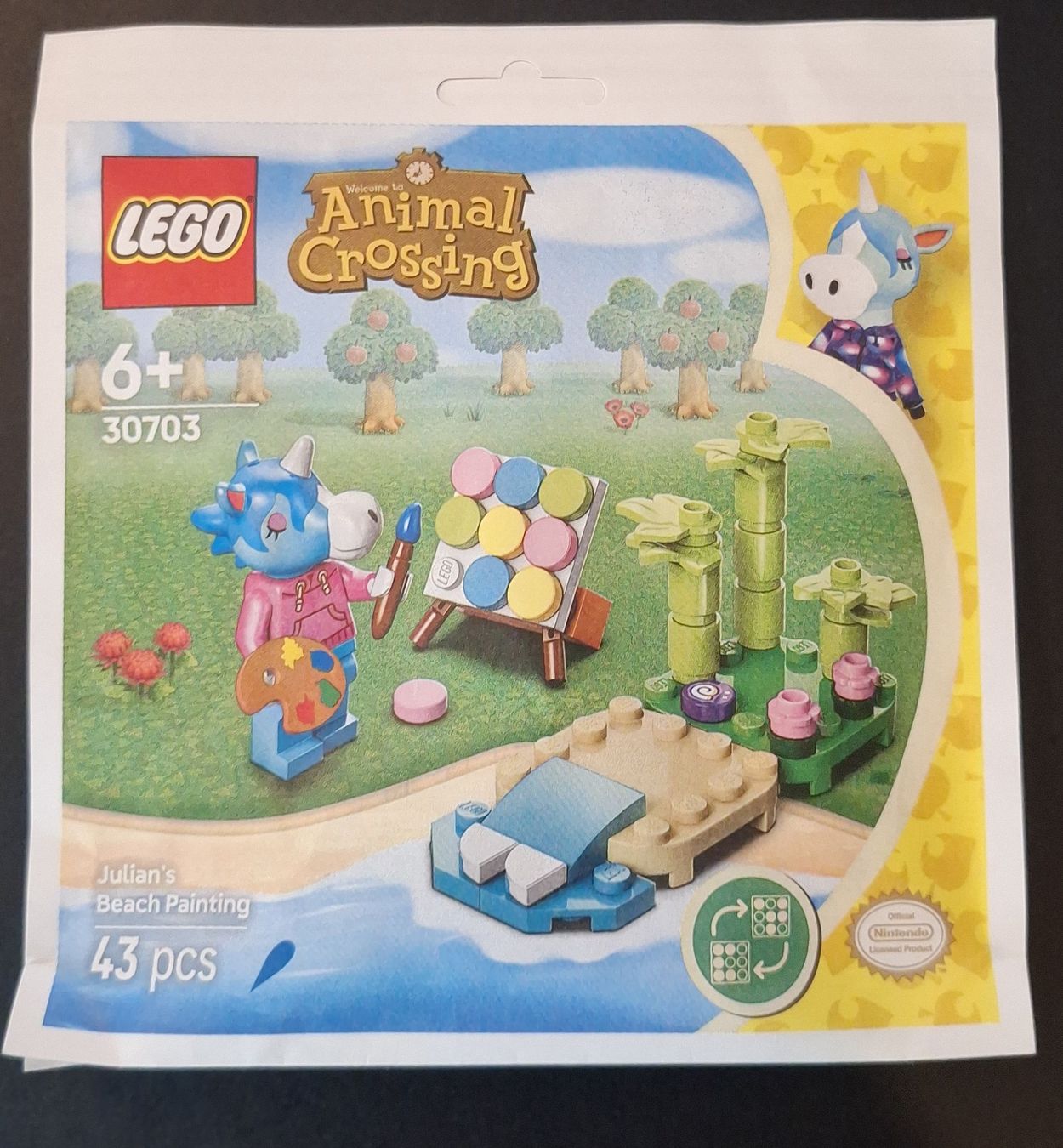 LEGO® 🦄30703 Animal Crossing Julians Strandbild Polybag Neu | Acheter ...