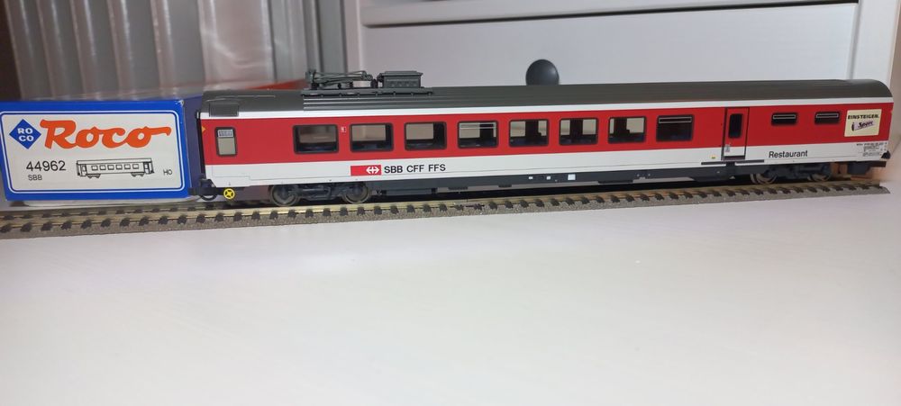 Roco 44962 SBB Ew IV WRm Restaurant H0 exact 1:87 DC, neu (Neu und originalverpackt) in Olten ...