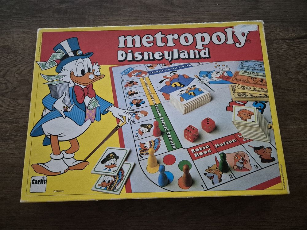 Brettspiel - Metropoly Disneyland (komplett) | Kaufen auf Ricardo