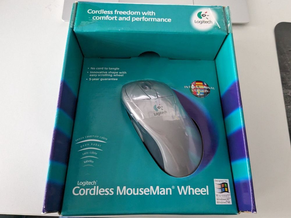 Logitech Cordless Mouseman Wheel Neu OVP Windows 98 [A1] (Neu und ...