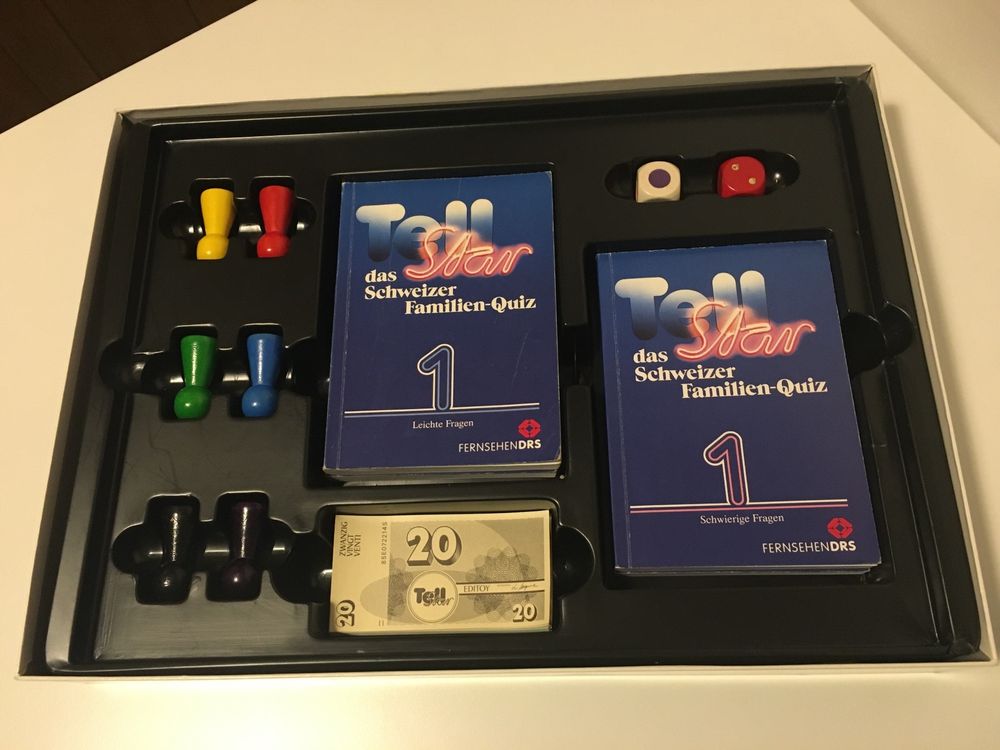 Tell Star - Das Schweizer Familien Quiz - Editoy - 1989 | Kaufen auf ...
