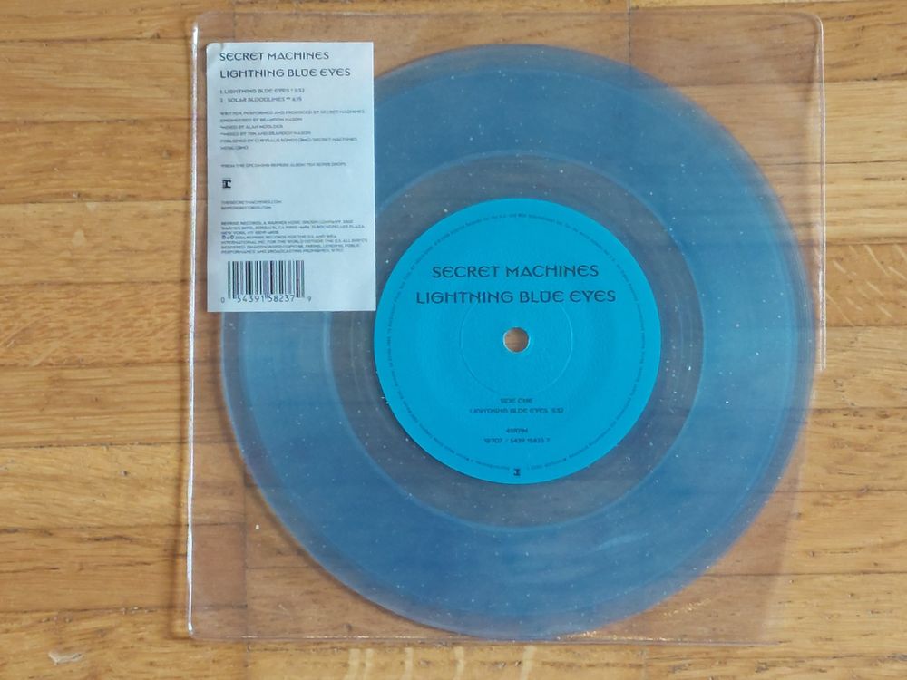 Secret Machines, Lightning Blue Eyes -7" Single Blue UK 2006 (Neu ...