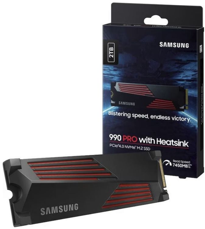 Samsung 990 Pro HS 2 TB, M.2 2280 - MZ-V9P2T0CW - PS5 Ready (Neu und ...