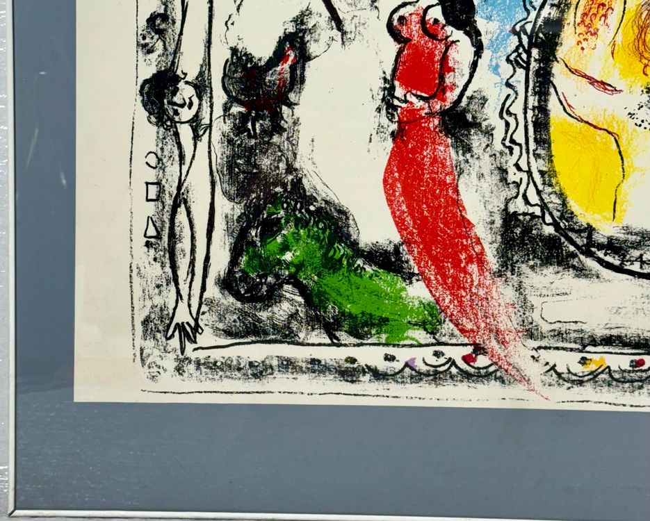 Marc Chagall (1887-1985) Farblithografie Hinter der Spiegel (Gebraucht) in Root für CHF 60 – mit ...