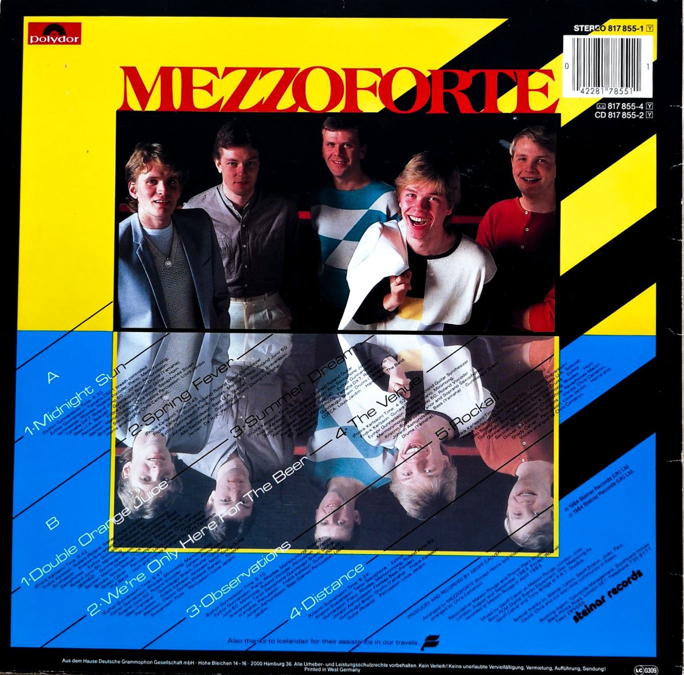 Mezzoforte - Observations 1984 (Jazz-Funk, Fusion) (Gebraucht) in ...