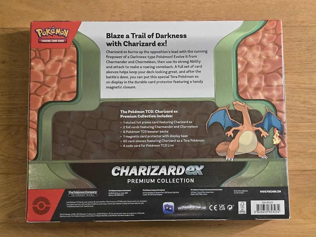 Charizard ex Pokemon TCG Premium Collection Box Set New (Gebraucht) in ...