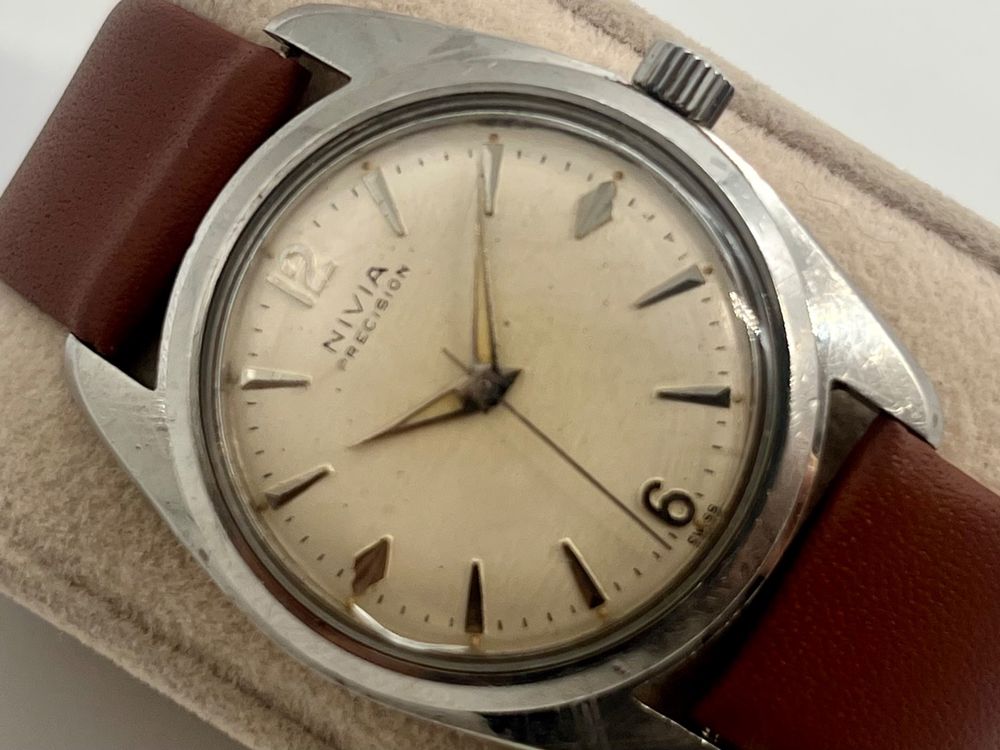 Nivia Precision Vintage Handaufzug Herrenuhr (Gebraucht) in Aarau für ...