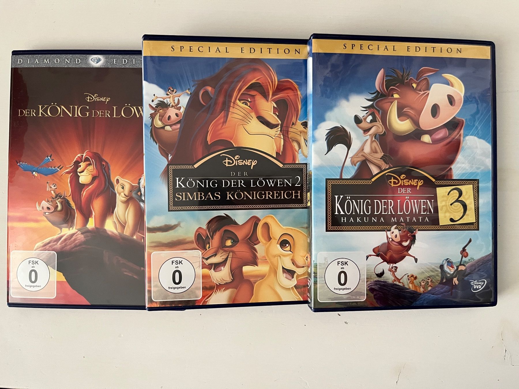 Disney DVD 📀 | König der Löwen 1-3 (Neu (gemäss Beschreibung)) in ...
