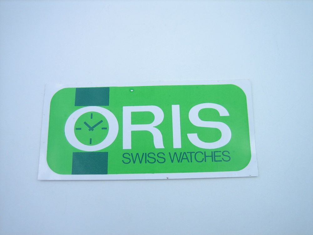 Oris Swiss Watches alter Aufkleber/Sticker (Gebraucht) in Zürich für ...