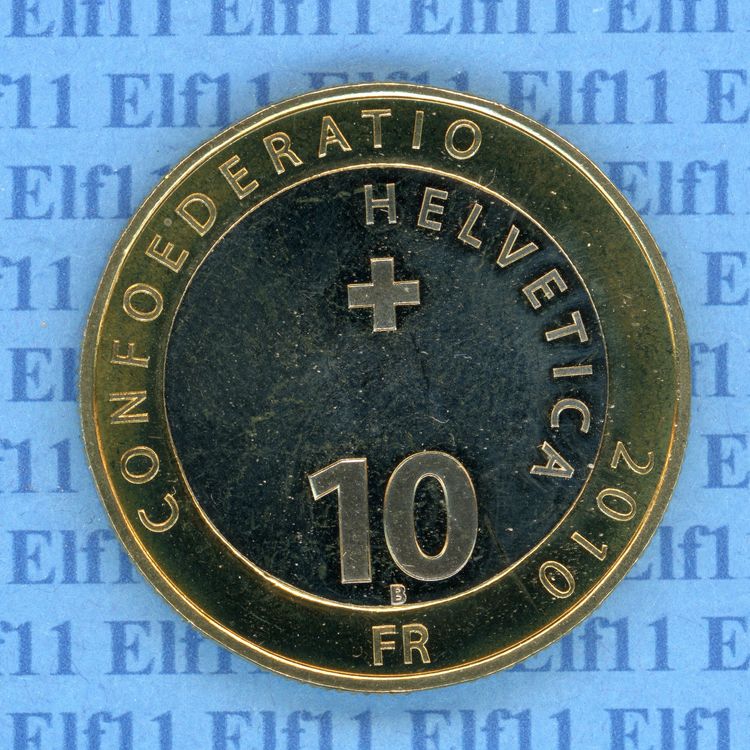 CHF__10.00 2010 Murmeltier stgl oP 10 Franken (Neu (gemäss Beschreibung)) in Widnau für CHF 16 ...