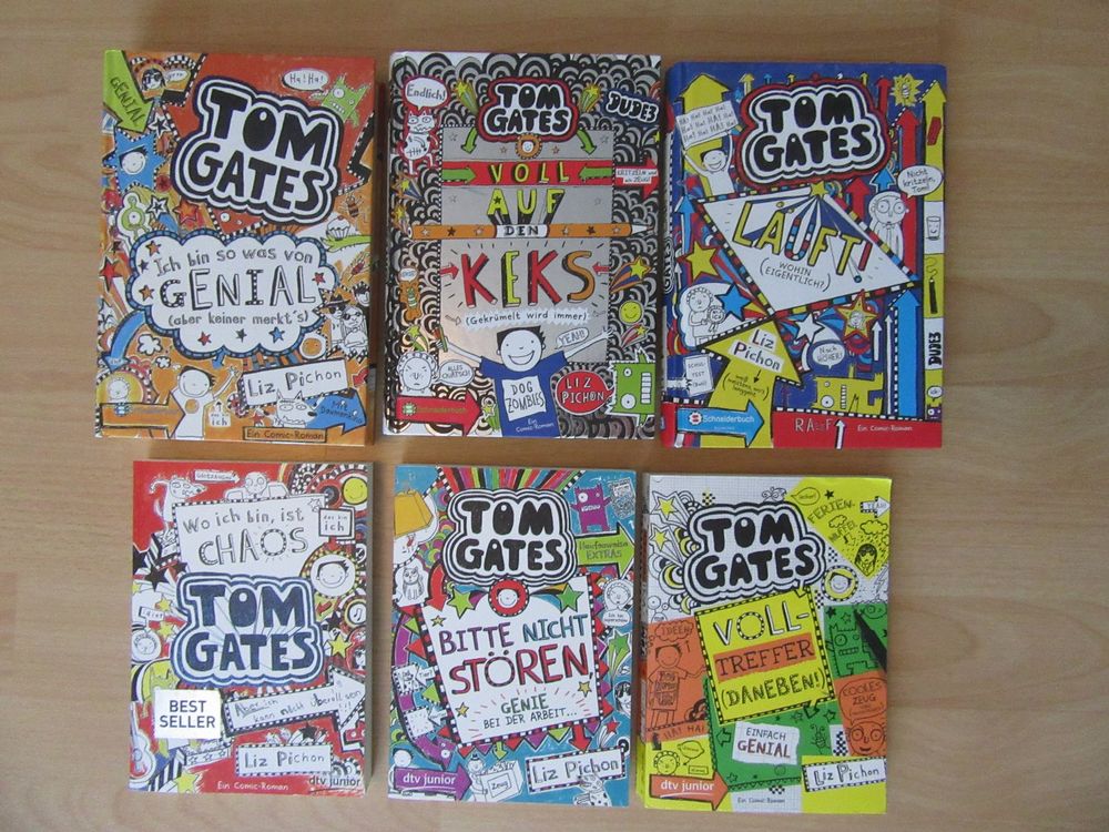 Tom Gates 6 Bücher + 1 GRATIS, Comic Romane (Gebraucht) in Bern für CHF ...