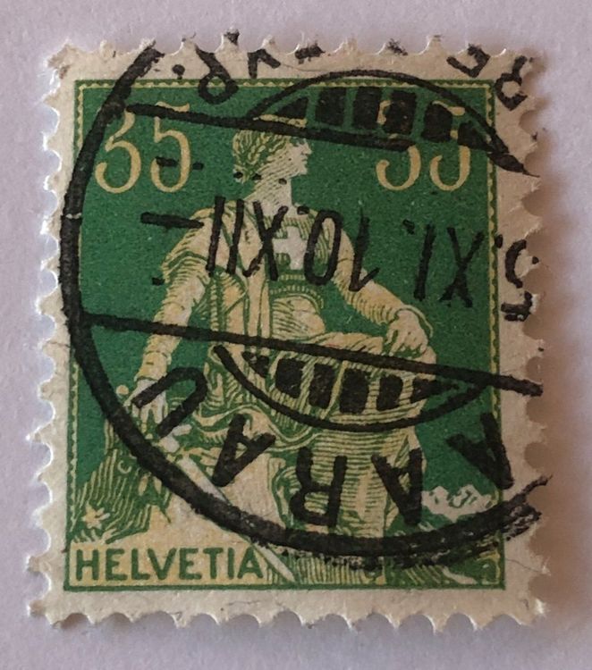 Nr.111 mit Vollstempel Aarau (Gebraucht) in Aarau für CHF 0.2 – mit Lieferung auf Ricardo kaufen