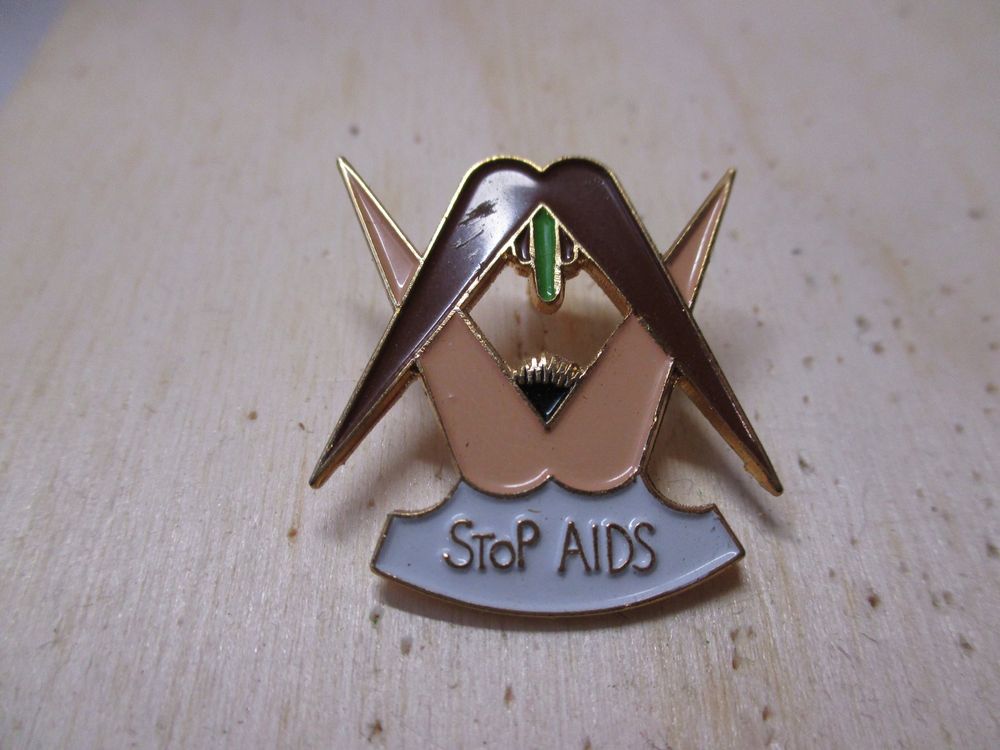 Erotik Stop AIDS PIn | Kaufen auf Ricardo