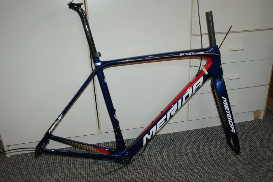 Merida Carbon-Rennvelo-Rahmen Modell Scultura Gr. S/M(52 cm) (Neu und originalverpackt) in ...