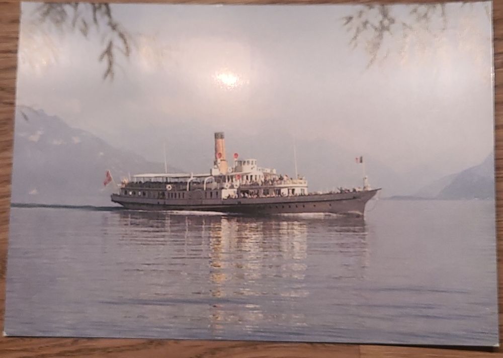 Alte Postkarte Dampfschiff "Stadt Luzern" Vierwaldstättersee (Neu (gemäss Beschreibung)) in ...