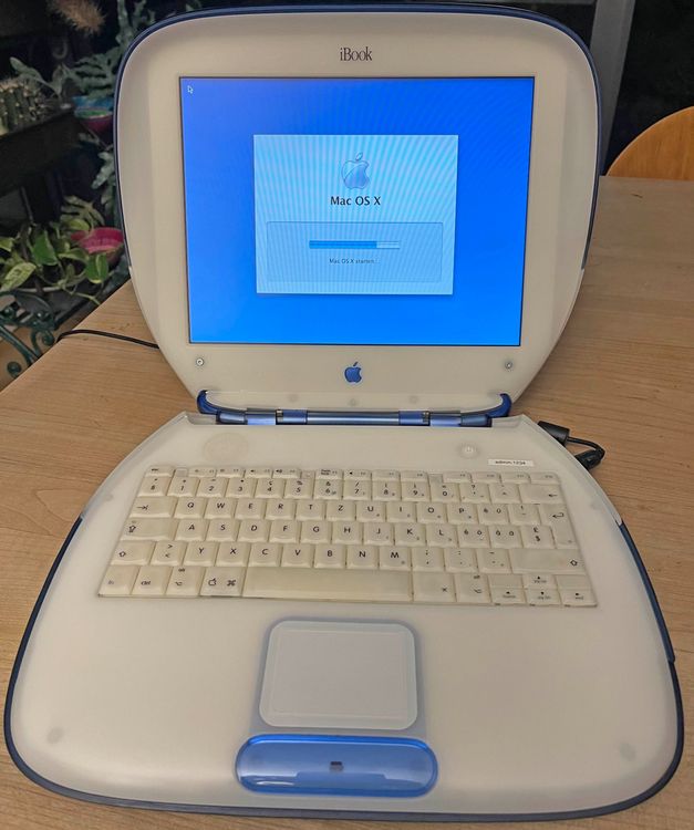 Vintage Apple ibook G3/366, 40GB HD, indigo, Clamshell (Gebraucht) in ...