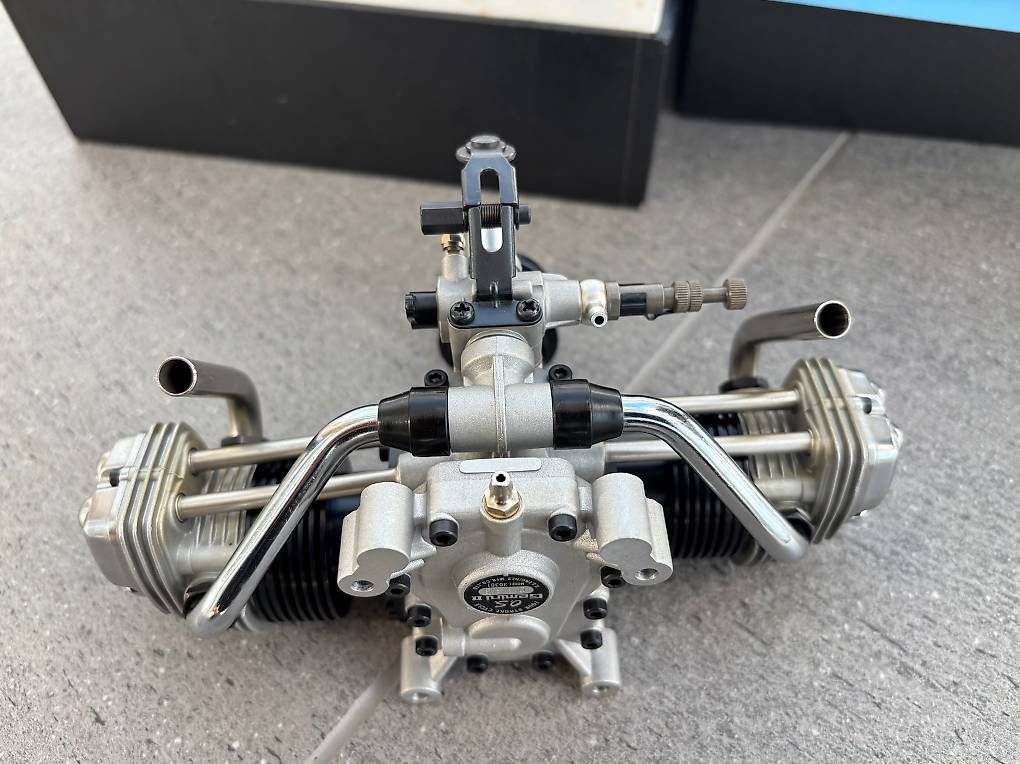 OS FT 120 II Gemini Boxer Graupner Viertakter Rarität (Gebraucht) in ...