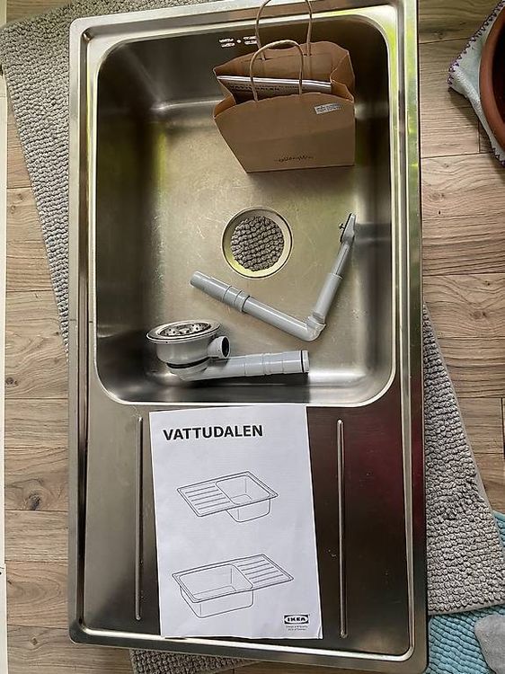 Spülbecken Ikea Vattudalen (Gebraucht) in Walperswil für CHF 24 – nur Abholung auf Ricardo kaufen