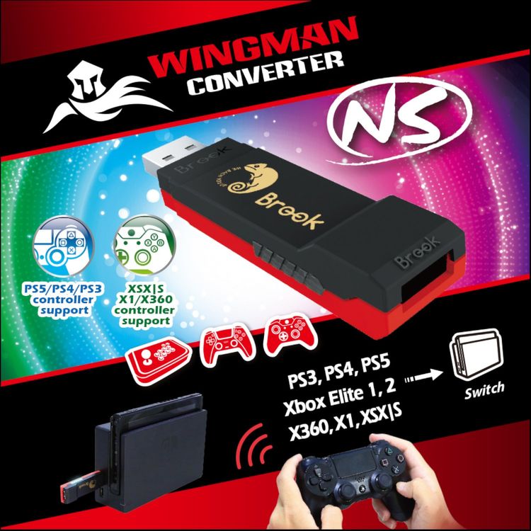 Brook Wingman NS - Nintendo Switch Controller Adapter (Neu (gemäss ...