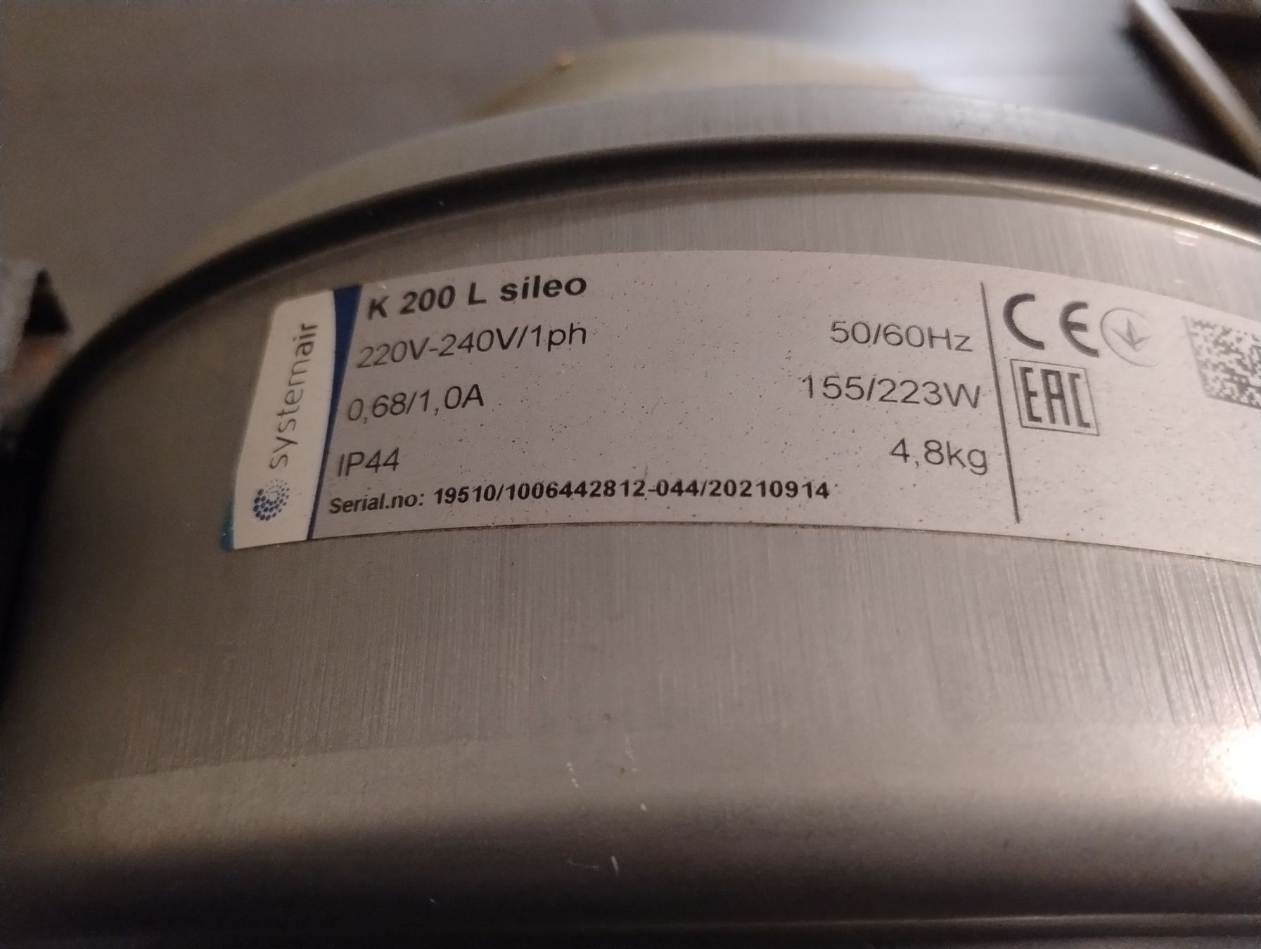 Systemair K 200 L sileo Ventilator - Qualitätsventilator (Gebraucht) in ...